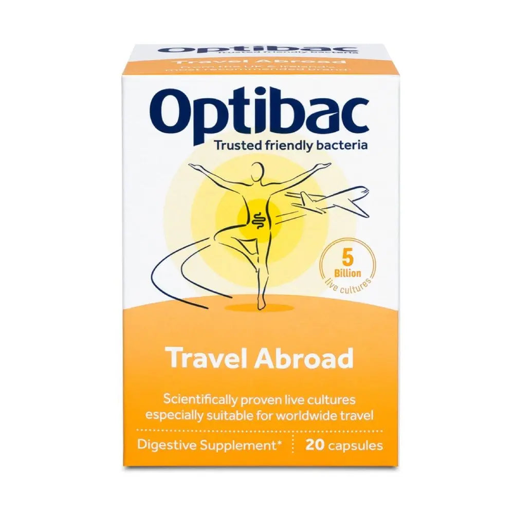 Пробіотик для подорожей в капсулах Optibac Travel Abroad – MONCLIM